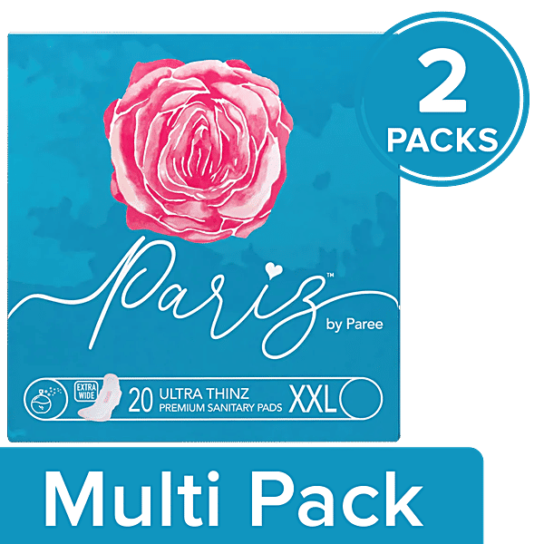Buy Paree Pariz Premium Ultra Thinz Combo Of Cottony Soft Sanitary Pads ...