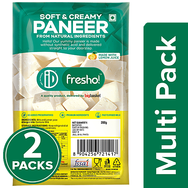 Buy iD Fresho Soft & Creamy Paneer Online at Best Price of Rs 246 ...