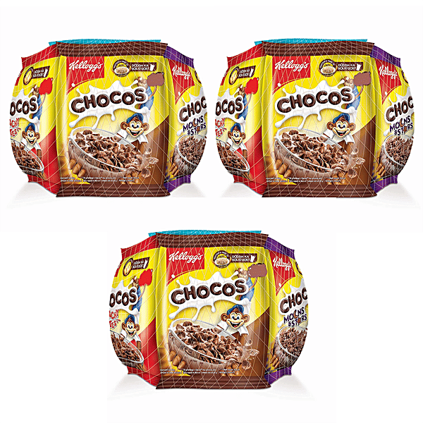 Buy Kelloggs Chocos - Variety Pack, With Protein & Fibre Online at Best ...