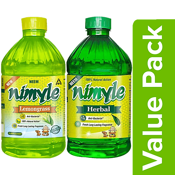 Buy Nimyle Floor cleaner Neem and Lemongrass + Herbal Floor Cleaner ...