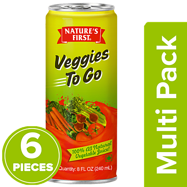 Buy Nature's First Veggies To Go Regular Juice - 100% Natural, Healthy ...