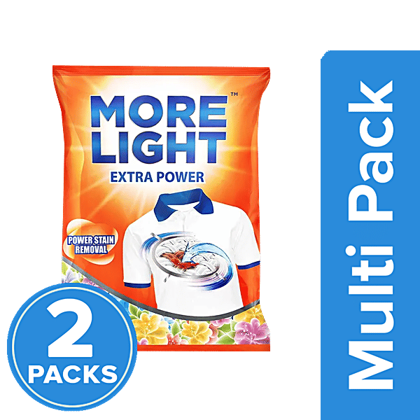 Buy More Light Extra Power Detergent For Stain Removal With Enzymatic ...