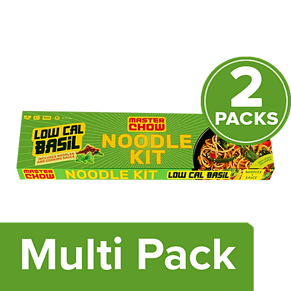 Buy MasterChow Low Cal Basil Noodle Kit - All-In-One Meal Kit, Sauce ...
