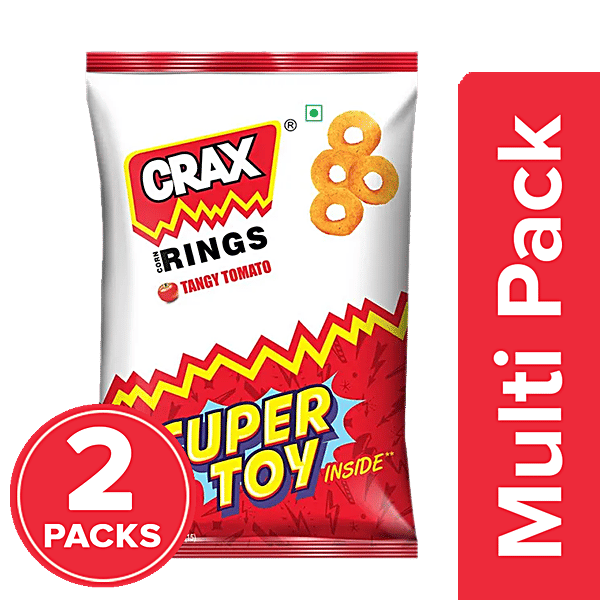 Buy Crax Rings - Tangy Tomato, Yummy Snack Online at Best Price of Rs ...