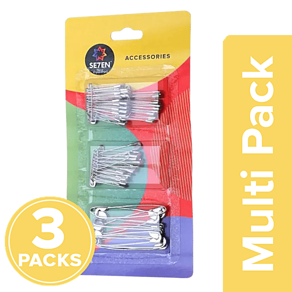 Buy SE7EN Safety Pin - Strong, Durable, Rust Proof, For Multipurpose ...