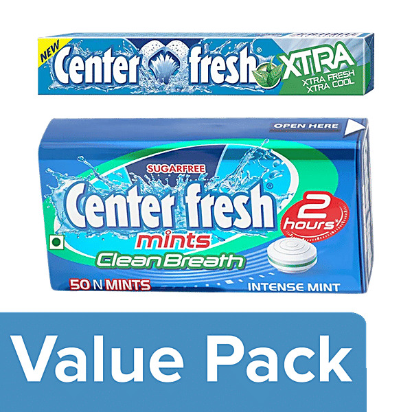 Buy Center Fresh Mints Clean Breath Intense Mint - Menthol Eucalyptus ...