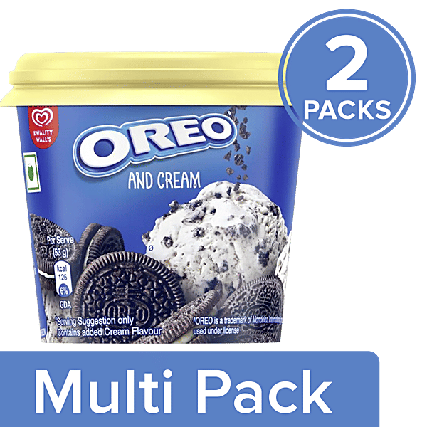 Buy kwality walls Frozen Dessert - Oreo & Cream Online at Best Price of ...