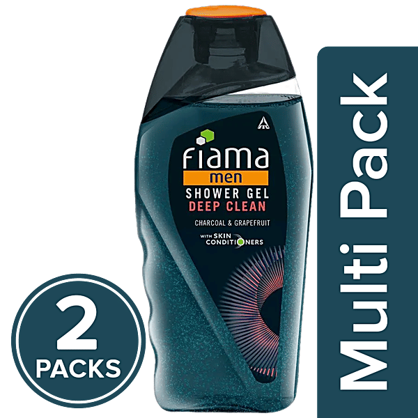 Buy Fiama Men Shower Gel - Deep Clean, Charcoal & Grapefruit, For ...