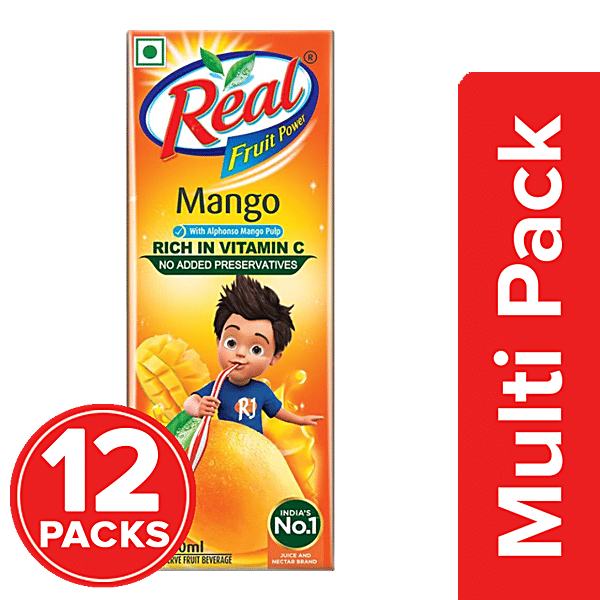 Buy Real Mango Fruit Power Juice Online at Best Price of Rs 237.6 ...