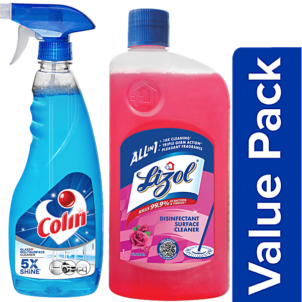 Buy bb Combo Lizol Disinfectant Surface & Floor Cleaner Liquid - Floral ...