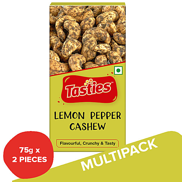 Buy Tasties Lemon Pepper Cashew - Flavourful & Crunchy Online at Best ...