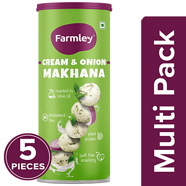 Buy Farmley Cream & Onion Roasted Makhana Online at Best Price of Rs ...