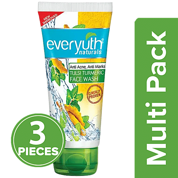 Buy Everyuth Naturals Anti Acne & Marks Tulsi Turmeric Face Wash Online ...