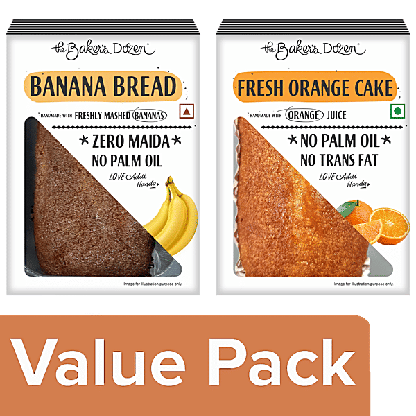 Buy The Baker's Dozen Banana Bread - 100% Wholewheat 150 g + Fresh ...