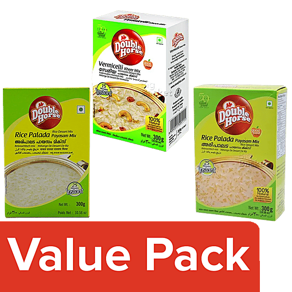 Buy Double Horse Palada Payasam Mix + Rice Palada Payasam Mix ...
