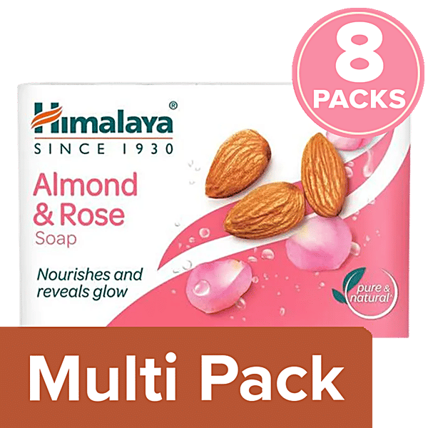 Buy Himalaya Almond & Rose Soap, Moisturises & Cools Skin Online at ...