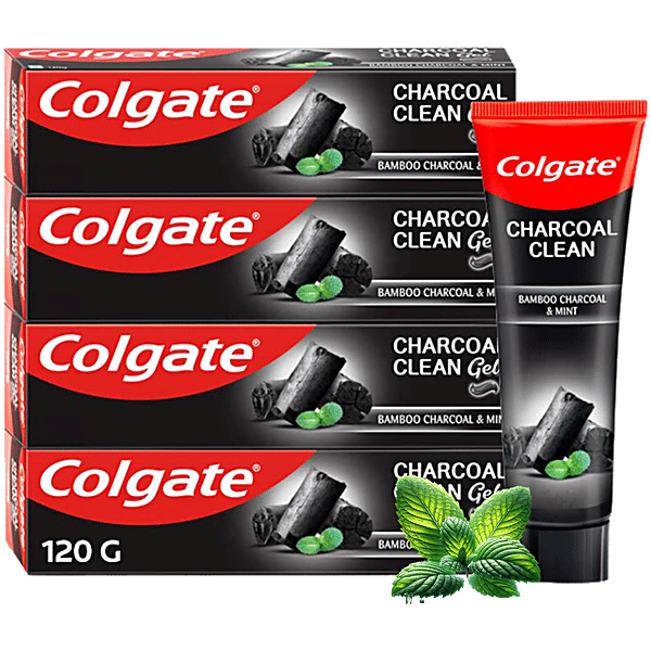 Buy Colgate Charcoal Clean Gel Toothpaste - Bamboo Charcoal & Mint ...