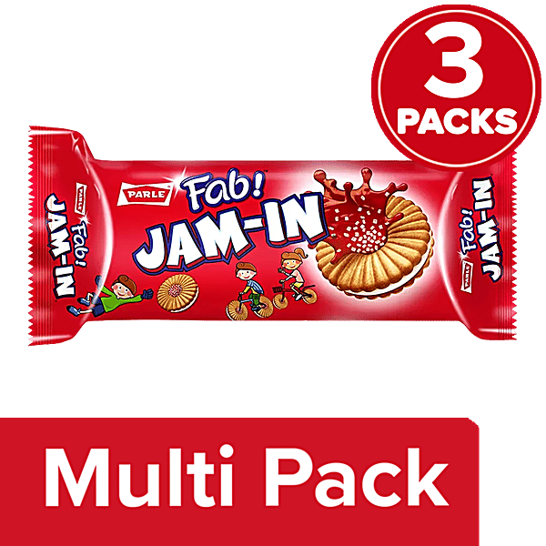 Buy Parle Fab Jam-In Cream Biscuits Online at Best Price of Rs 30 ...
