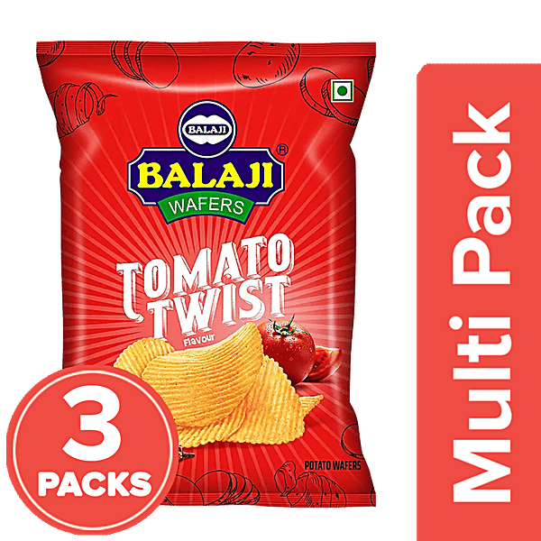 Buy Balaji BALAJI Wafers - Tomato Twist Online at Best Price of Rs 30 ...