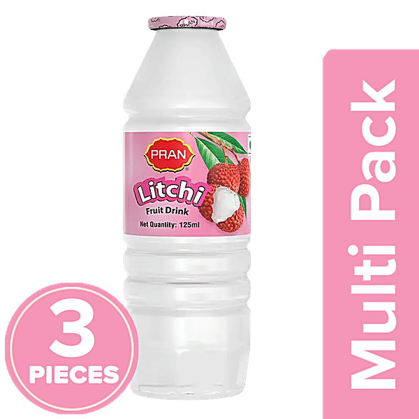 Buy PRAN Litchi Fruit Drink - Made From Pulp, Helps Fight Heart Disease ...