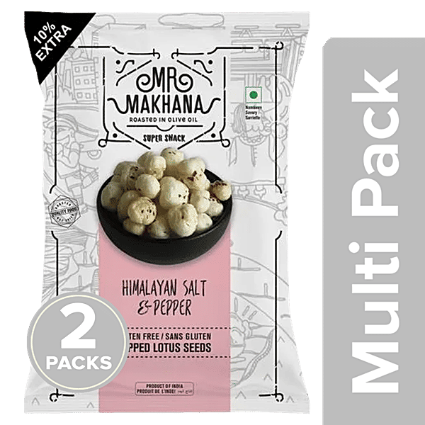 Buy MR. MAKHANA Himalayan Salt & Pepper Super Snack Online at Best ...