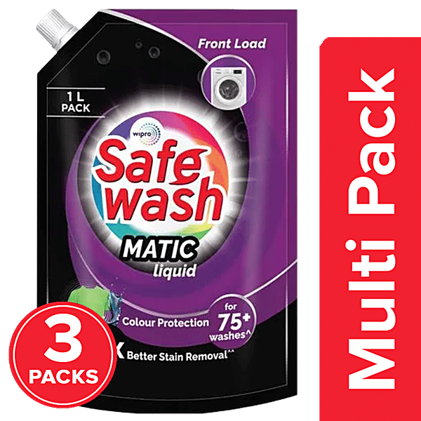 Buy Safewash Matic Front Load Liquid Detergent Stain Removal With ...