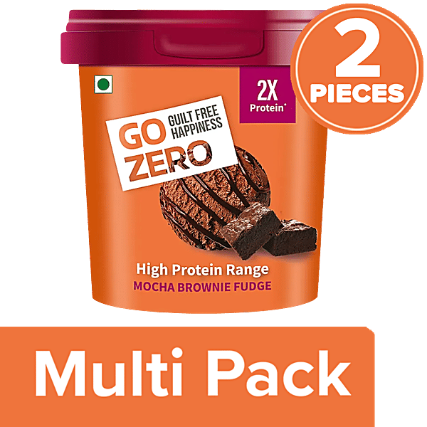 Buy Go Zero High Protein Range Mocha Brownie Fudge Ice Cream Online at ...