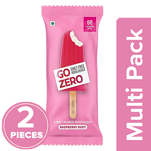 Buy Go Zero Raspberry Duet Low Calorie Ice Cream Online at Best Price ...