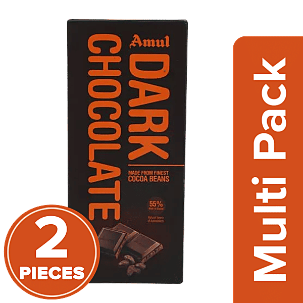 Buy Amul Dark Chocolate Online at Best Price of Rs 400 - bigbasket
