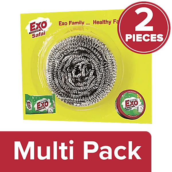Buy Exo Safai Steel Scrubber - Rust Free Online at Best Price of Rs 26 ...
