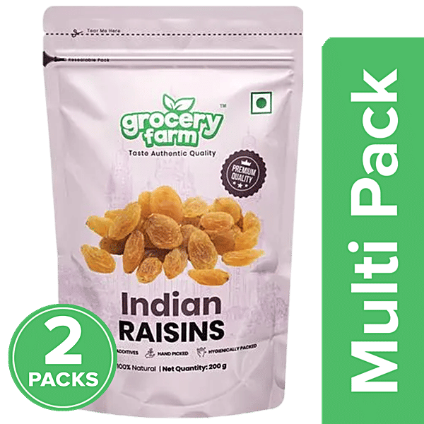 Buy Grocery Farm Indian Raisins - Premium & Hand Picked, 100% Natural ...