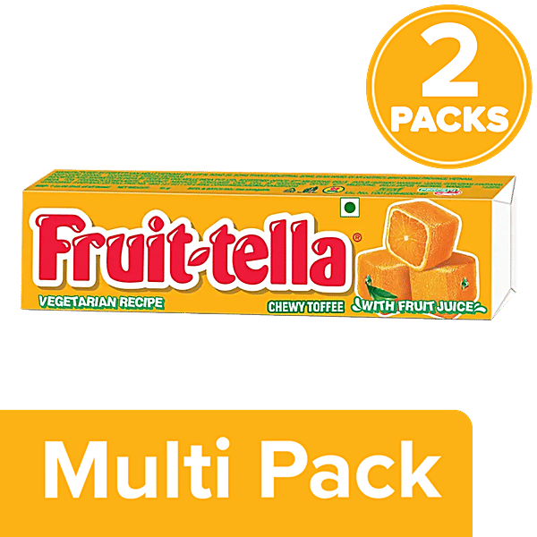 Buy Fruit-Tella Chewy Toffee - Orange Flavour Online at Best Price of ...