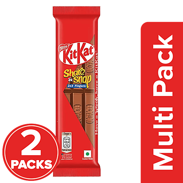 Buy Nestle KitKat Share & Snap 2x3 Fingers Wafer Bar Online at Best ...