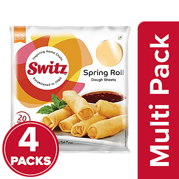 Buy Switz Spring Rolls Dough Sheets - (8x8) Online at Best Price of Rs ...