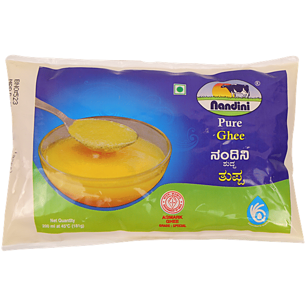 Buy Nandini Pure Ghee 200 Ml Pouch Online At Best Price of Rs 129 ...