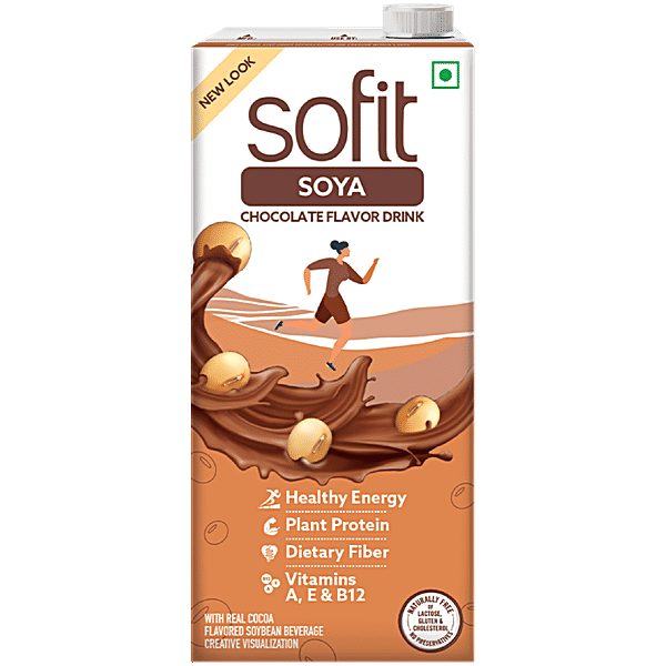 Buy Sofit Soya Milk - Chocolate 1 L Tetra Online at Best Price. of Rs ...