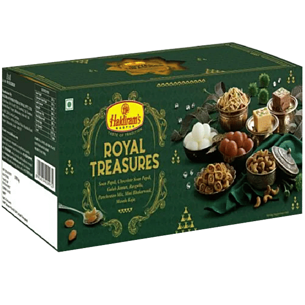 Buy Haldiram's Gift Pack - Royal Treasures Online at Best Price of Rs ...