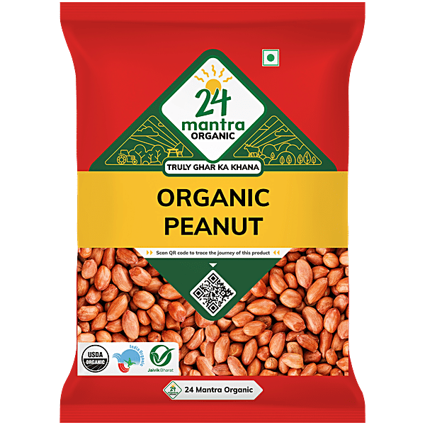 Buy 24 Mantra Organic Peanut 1 Kg Pouch Online At Best Price of Rs 270 ...