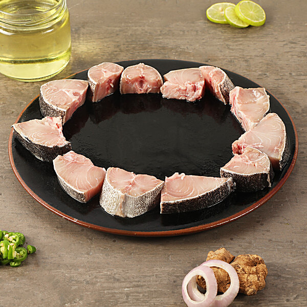 Buy fresho! King Fish (Medium) - Curry Cut/Bengali Cut Online at Best ...