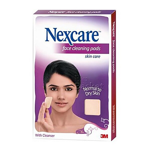 Buy Nexcare Face Cleaning Pads - for Normal to Dry Skin Online at Best ...