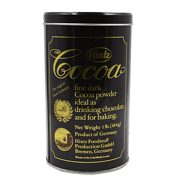 Buy Hintz Cacao Fine Dark Cocoa Powder 454 Gm Tin Online at the Best Price of Rs 1195 - bigbasket