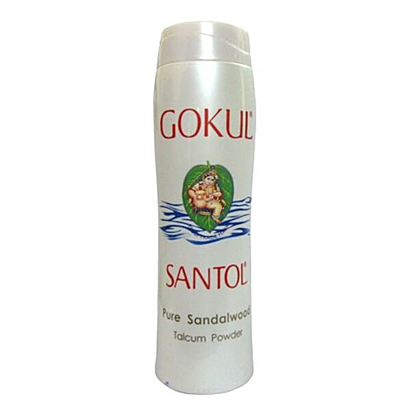 Buy Gokul Santol Talcum Powder Pure Sandalwood 300 Gm Online at the ...