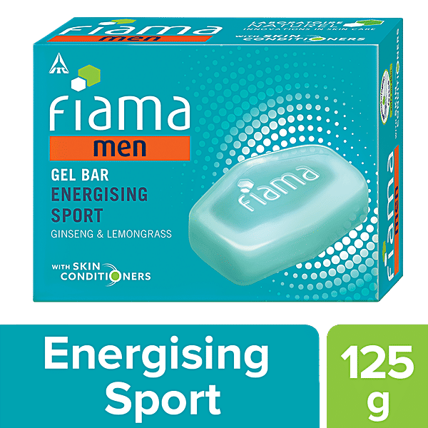 Buy Fiama Gel Bathing Bar Men Energizing Sport 125 Gm Online at the ...