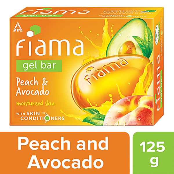Buy Fiama Gel Bathing Bar Peach Avocado 125 Gm Online at the Best Price ...
