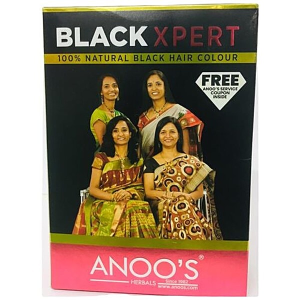 Buy Anoos Natural Hair Colour Henna Xpert 100 200 Gm Carton Online at ...