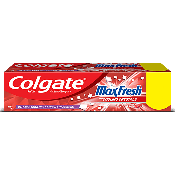 Buy Colgate Toothpaste Maxfresh Spicy Red Gel 28 Gm Online at the Best ...