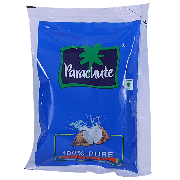Buy Parachute Coconut Oil 100 Pure 100 Ml Pouch Online At Best Price of ...