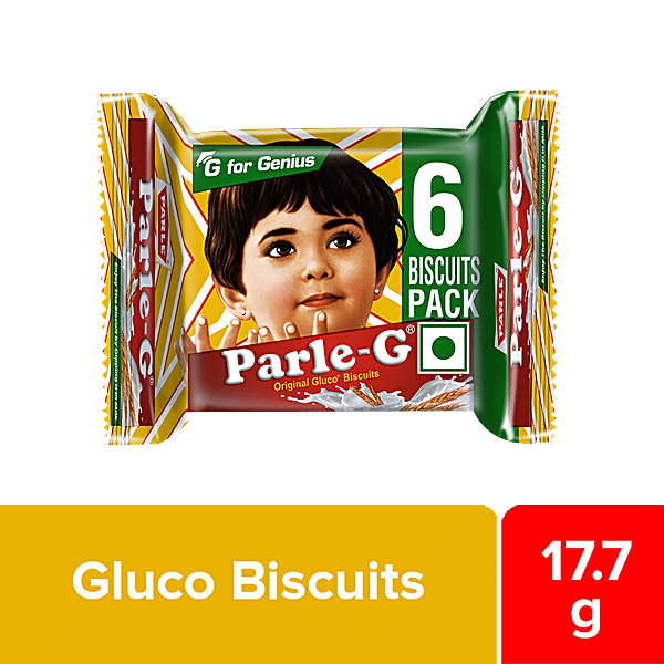 Buy Parle G Premium Original Glucose Biscuits 25 Gm Pouch Online at the ...