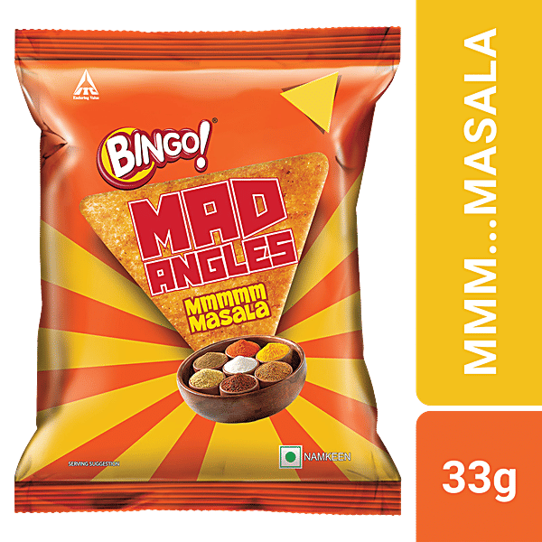 Buy Bingo Mad Angles Masala Madness 36.5 gm Pouch Online at the Best ...