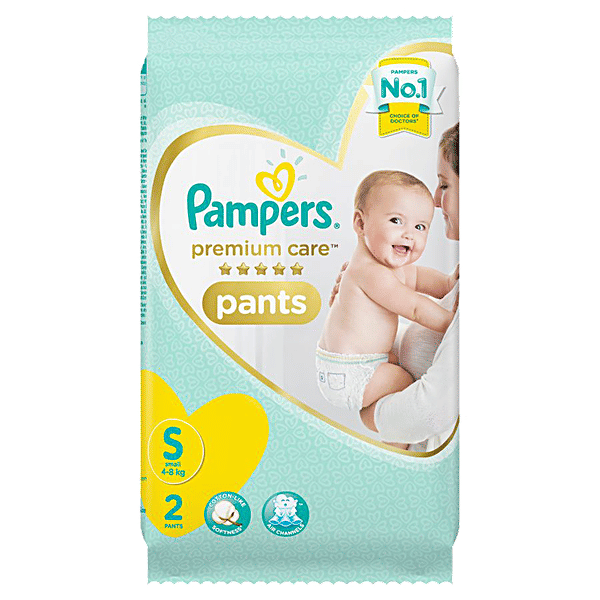 Buy Pampers Premium Care Small - 2 Diaper Pants Online at Best Price of ...